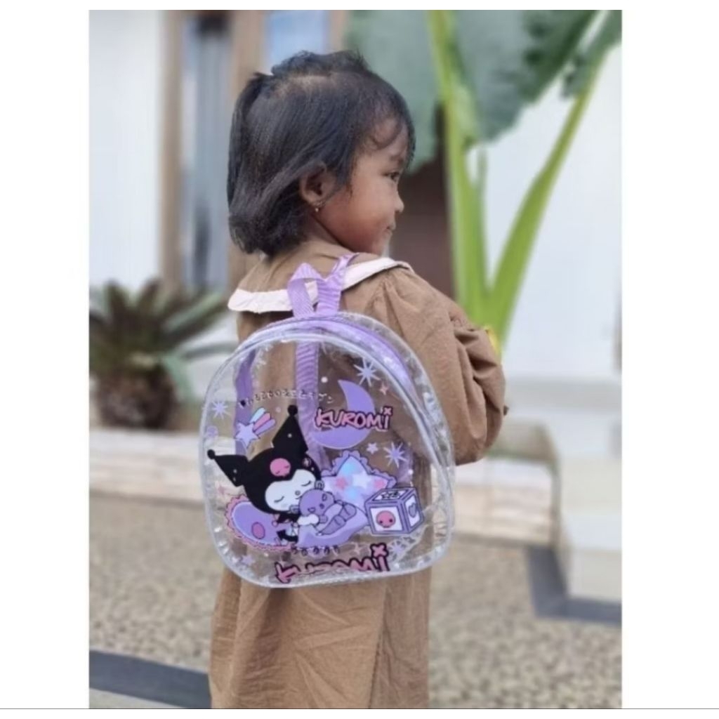 Cute Character Children's Backpacks, Children's Mica Bags, Transparent ...