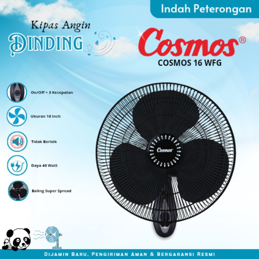 COSMOS 16 INCH WALL FAN/WALL FAN 16 INCH WALL FAN 16INCH | Shopee Malaysia