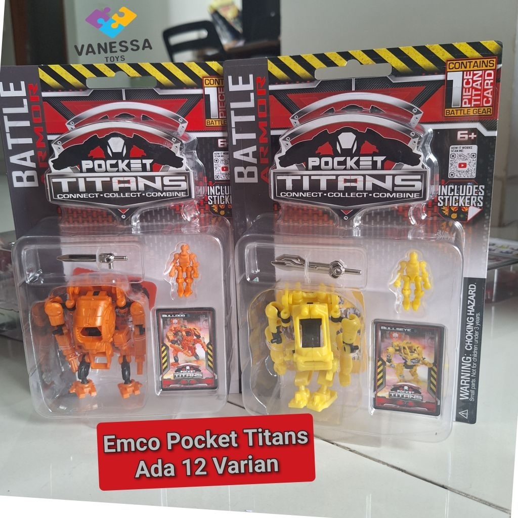 Emco Pocket Titans Battle Armor Robot ToyOriginal 12 Variants SNI ...