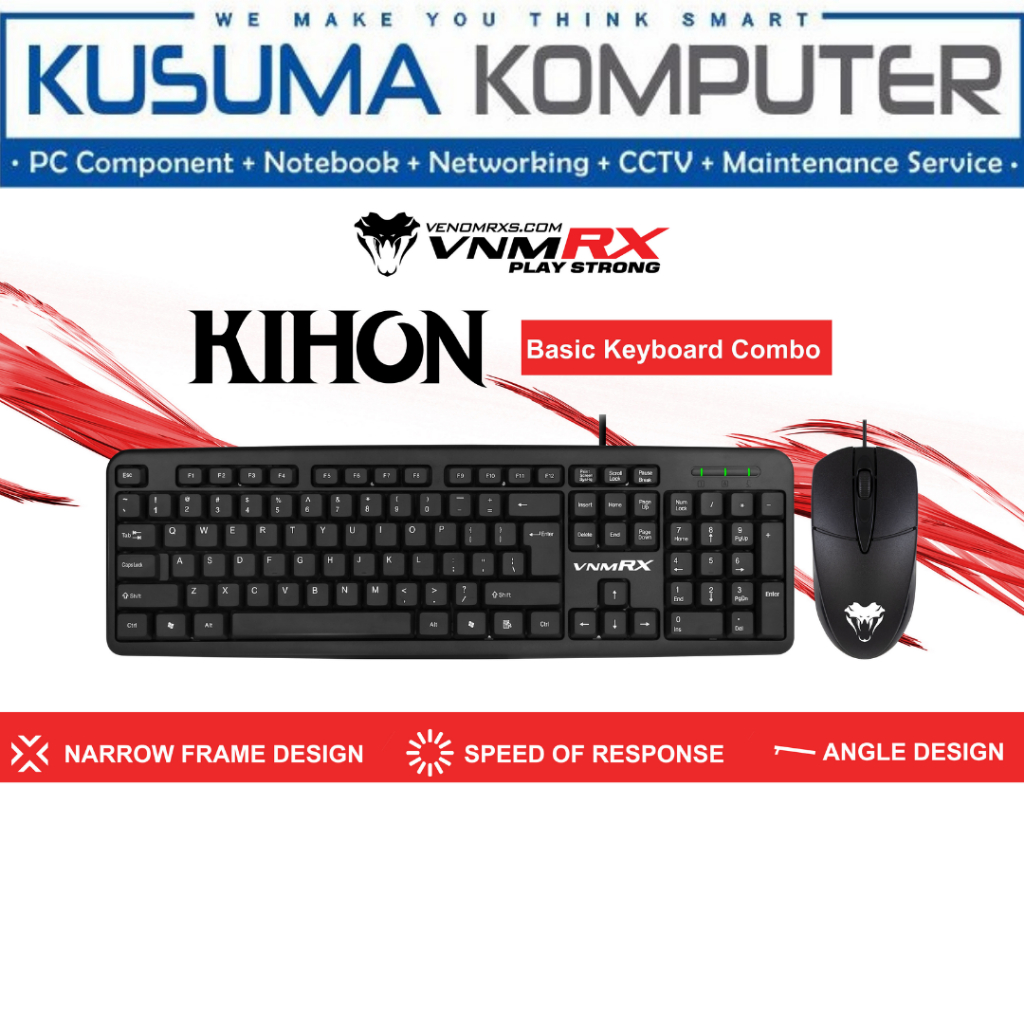 Venomrx Keyboard Combo Kihon Mouse + Keyboard | Shopee Malaysia