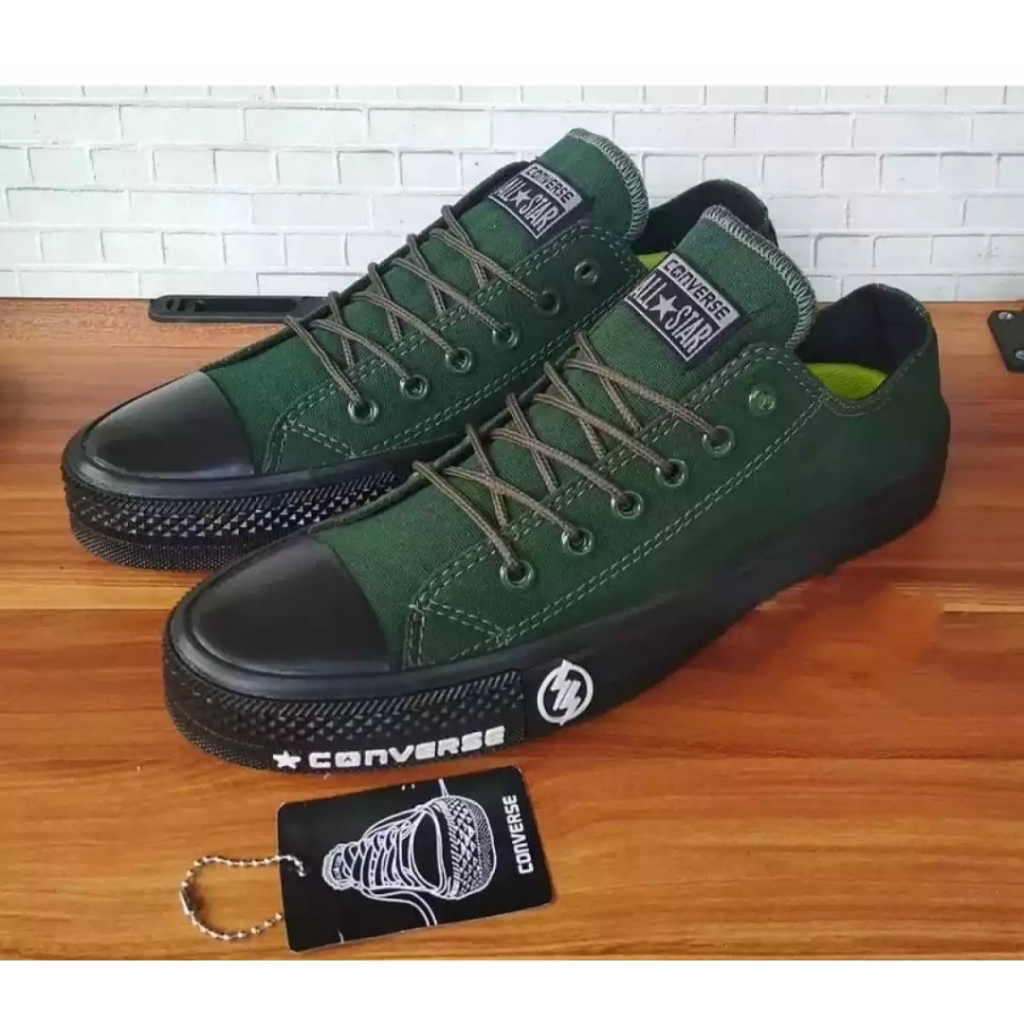 HIJAU CONVERSE_CT UNDAFEATED MEN'S CANVAS SNEAKERS WITH PREMIUM ...