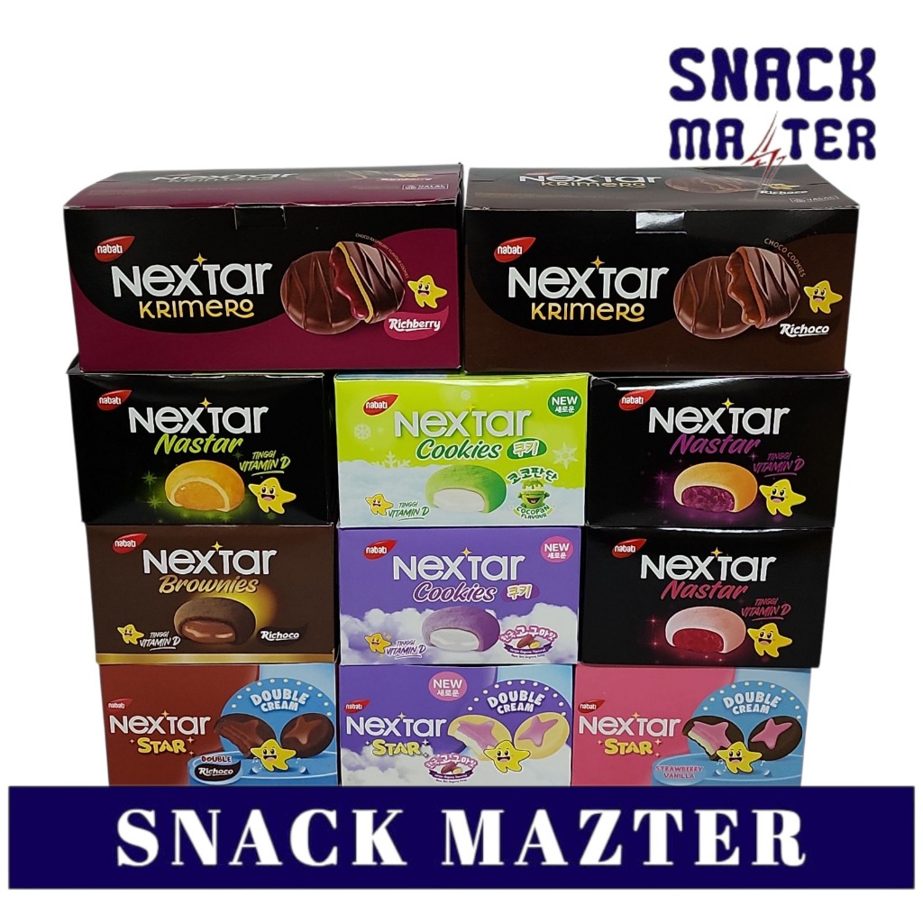 Nabati Nextar Cookies Nextar Star/ Nextar Creamero/ BOX - Contents 10 ...