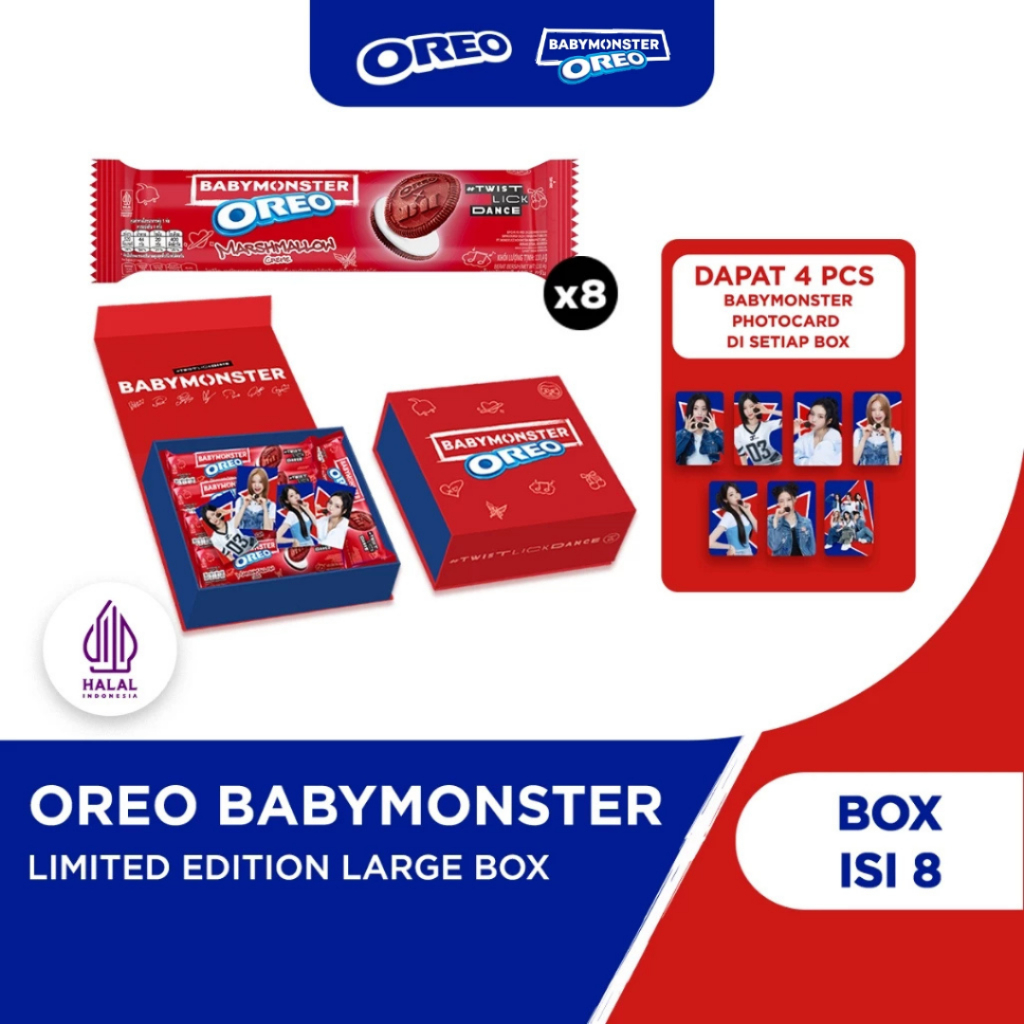 OREO x BABYMONSTER LIMITED EDITION LARGE BOX | Oreo x Babymonster ...