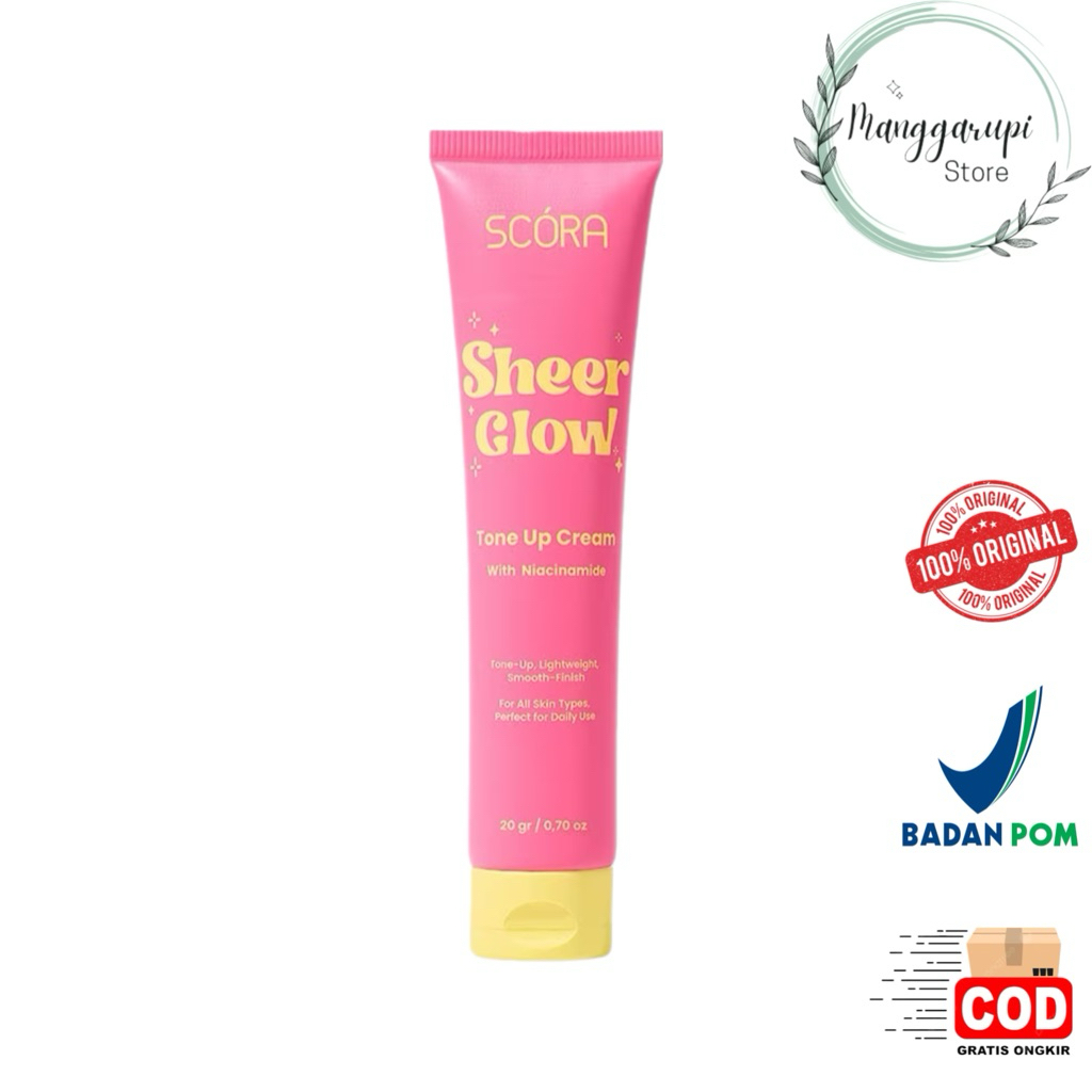 SCORA Sheer Glow Tone Up Cream 30 Gr/scora toneup | Shopee Malaysia