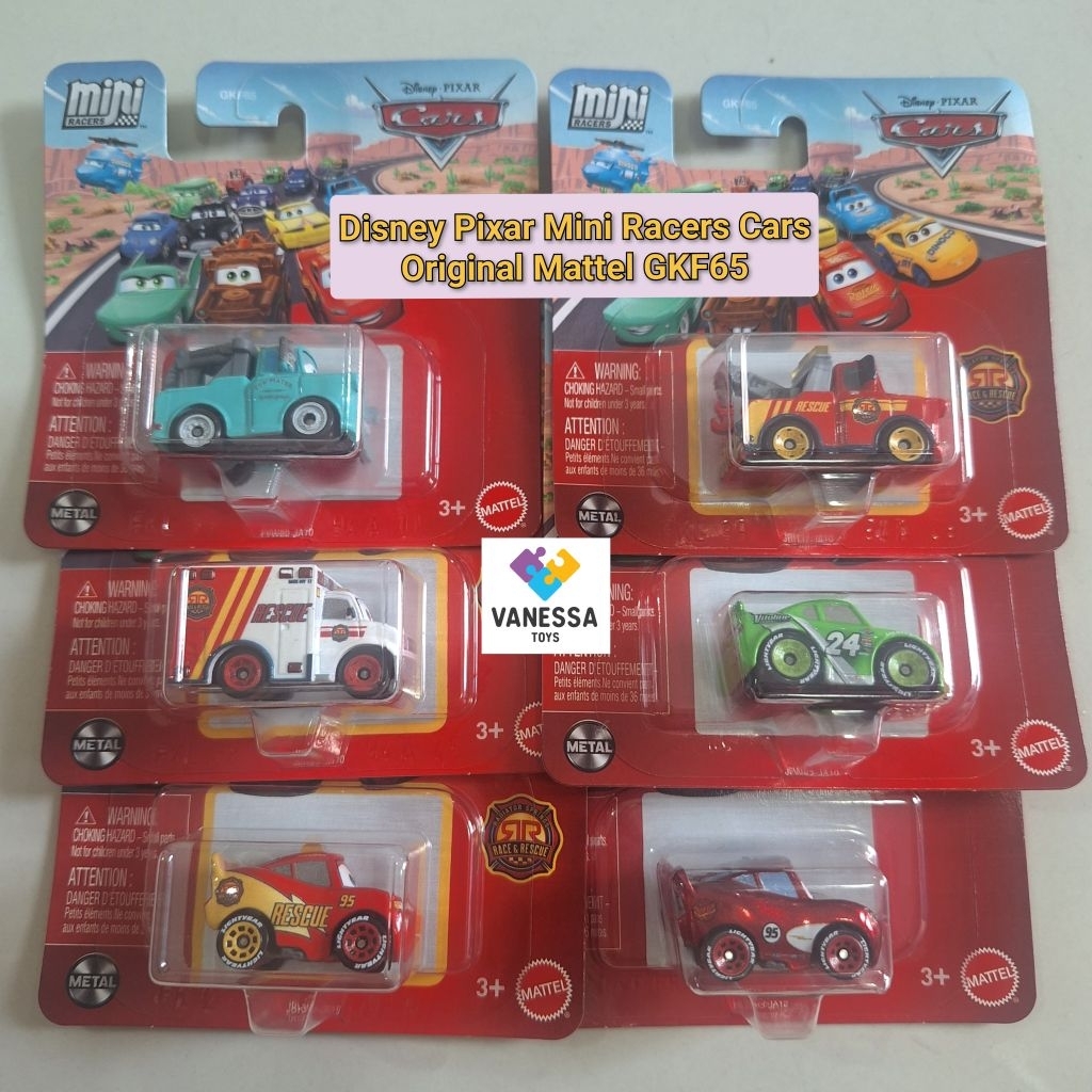 Disney Pixar Mini Racers Cars Original Mattel GKF65 939A 939B | Shopee ...