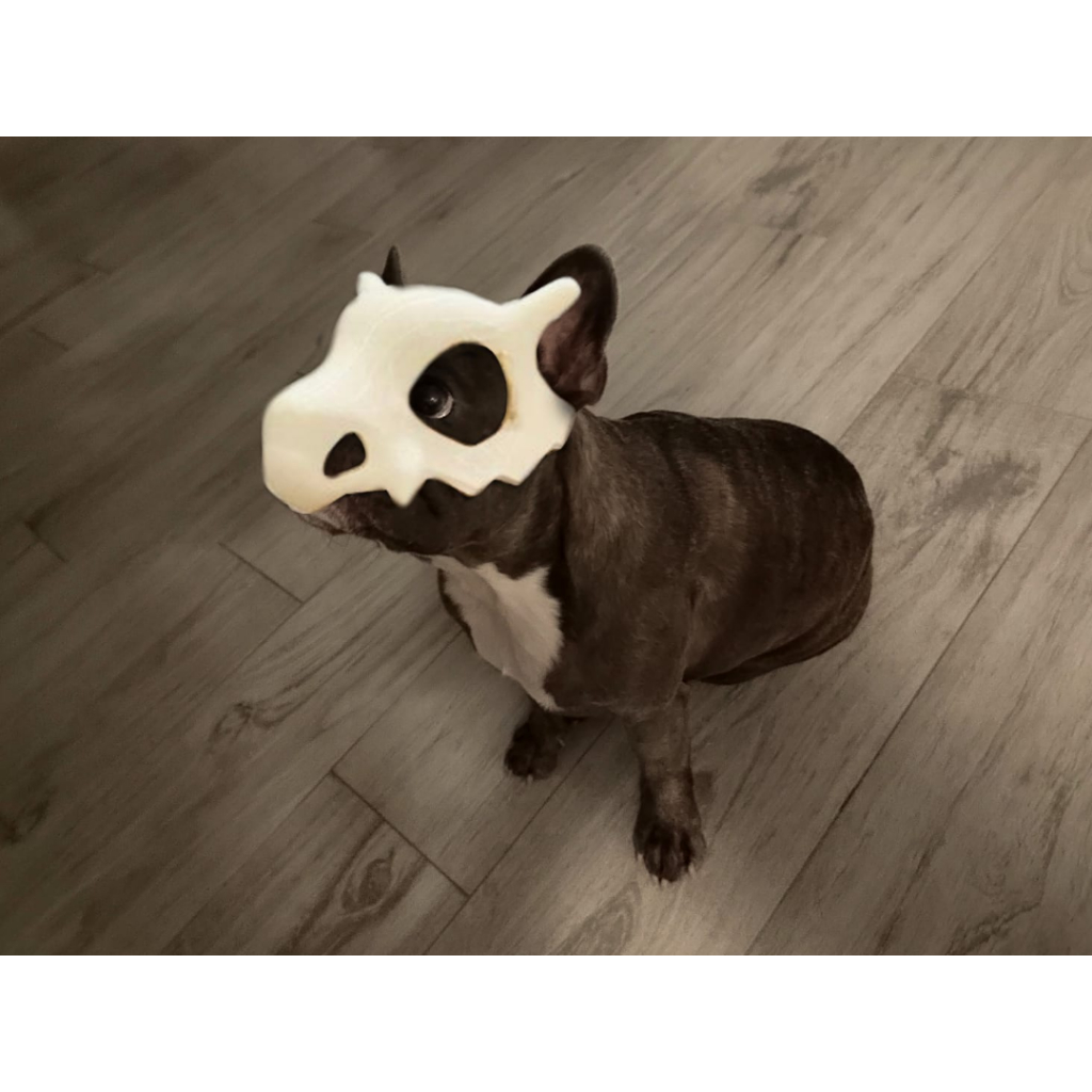 Cubone Pokemon Dog & Cat Mask - Cool White | Shopee Malaysia