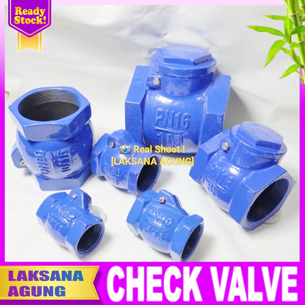 [QT450] SWING CHECK VALVE 4" INCH TYPE DRAT | DCI CHECK VALVE DN100 ...