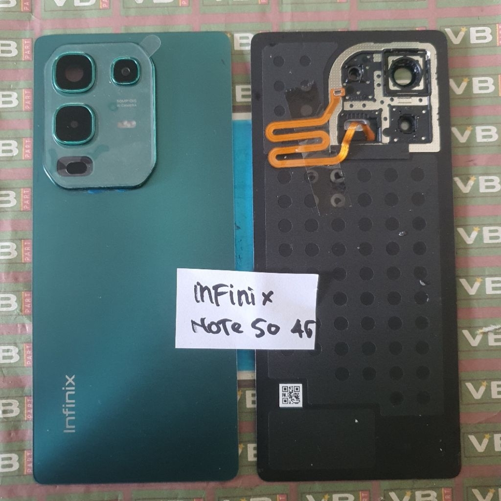 Backdoor Backglass Rear Casing Infinix Note 50 4g X6858 Original ...
