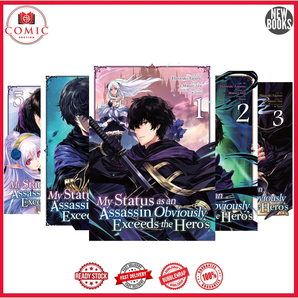 My Status as an Assassin Obviously Exceeds the Hero's (Manga) (5 book ...
