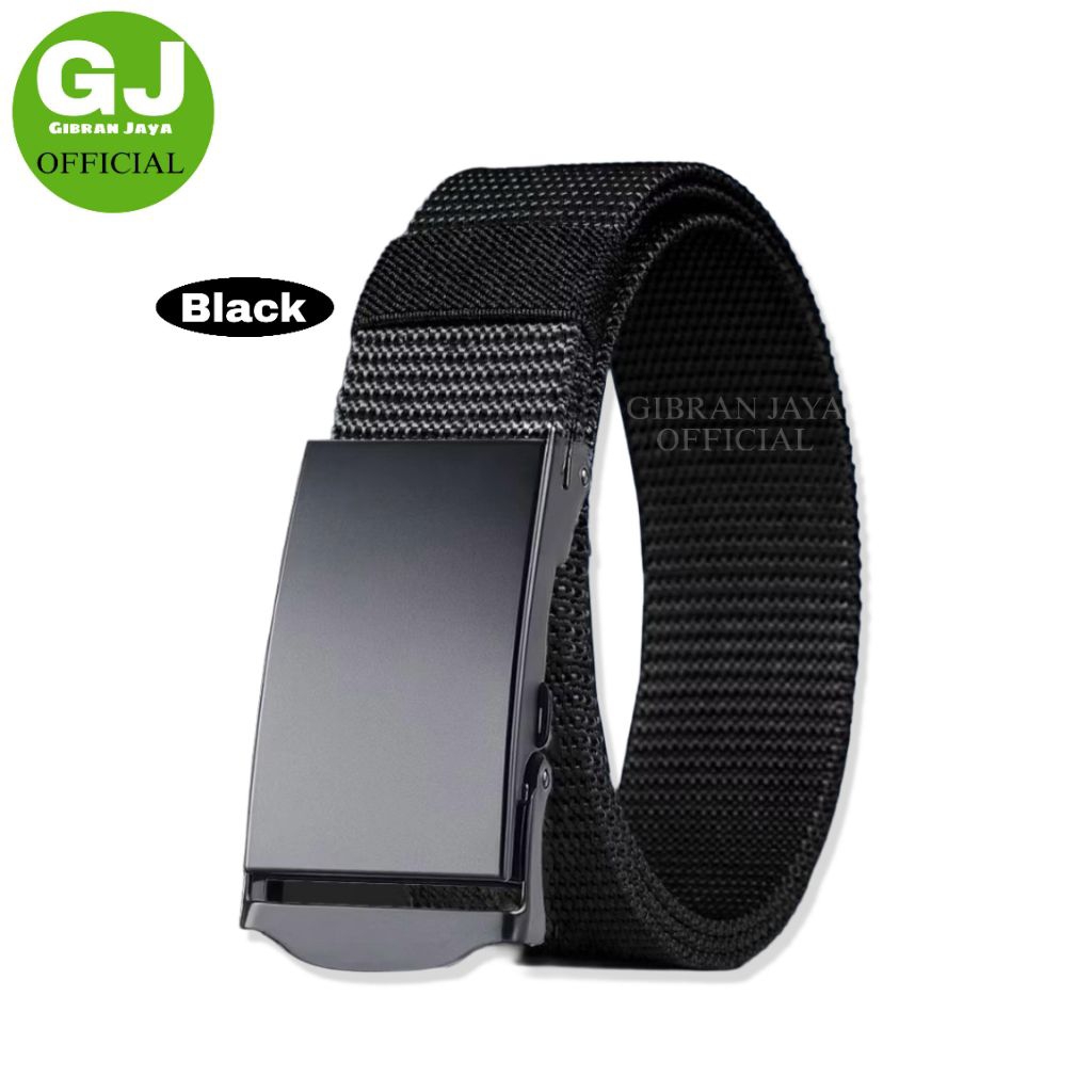 Men's Plain Nylon Belt Buckle, Plain Black Iron Buckle Clip-on Model ...