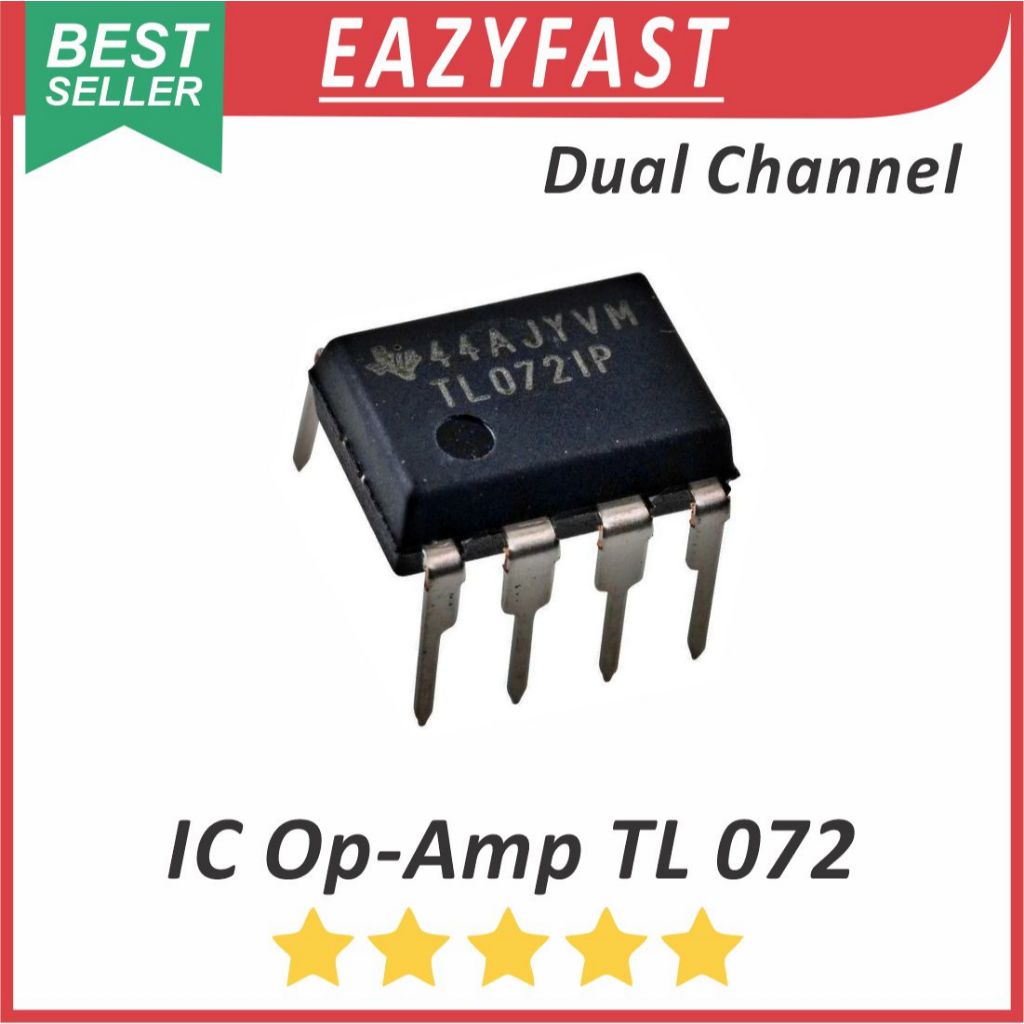 IC Dual JFET Op Amp TL072 TL 072 CP ST DIP Transistor Chip TL072CP ...