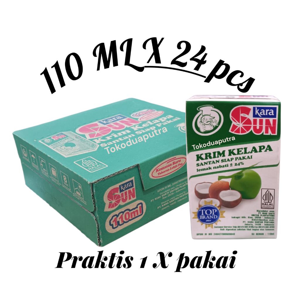 Coconut Milk Sun kara 110 ML X 24 pcs Sun kara 110 ml/ Sun kara mini ...