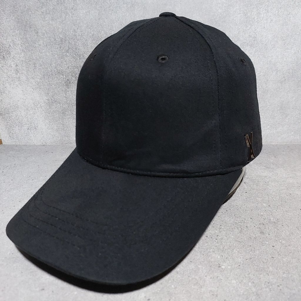 VARZAR SILVER STUD OVER FIT BALL CAP black original hat | Shopee Malaysia