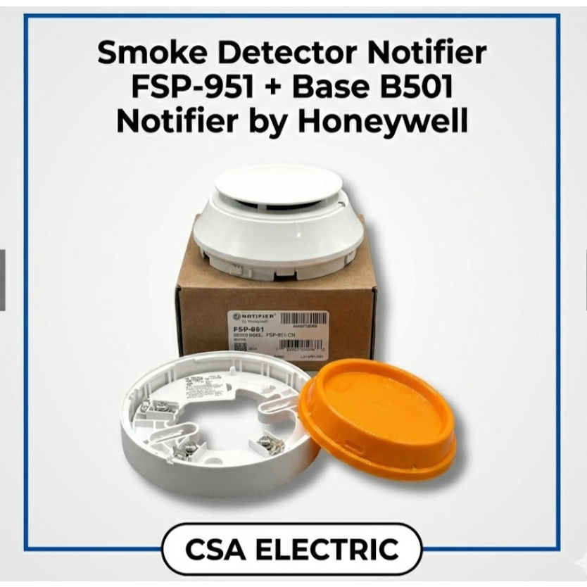 FSP-951 Addressable Notifier SMOKE Detector + Base B501 Notifier by ...