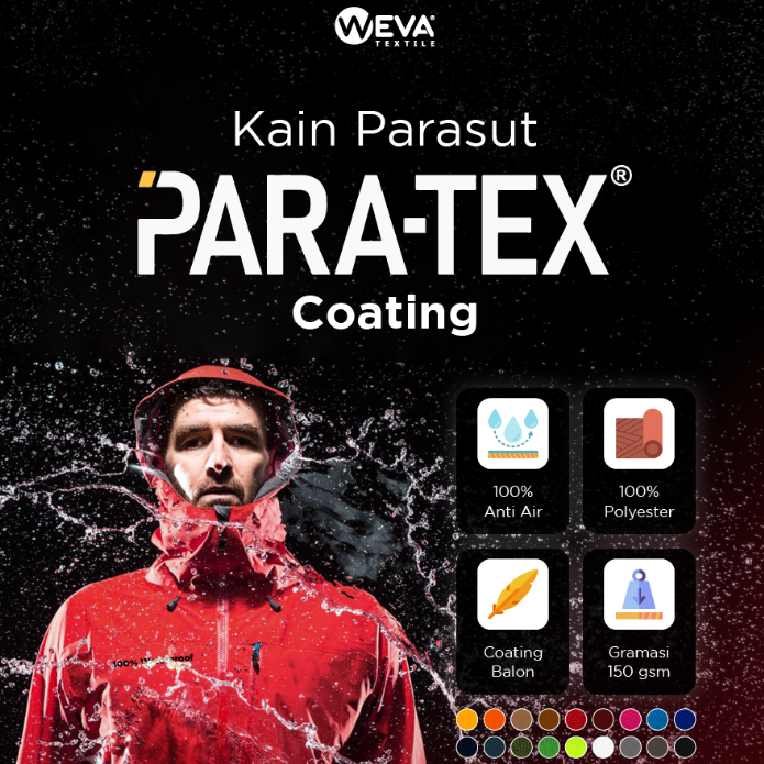 PARATEX COATING PARATEX Parachute Jacket Fabric Material 100% ...