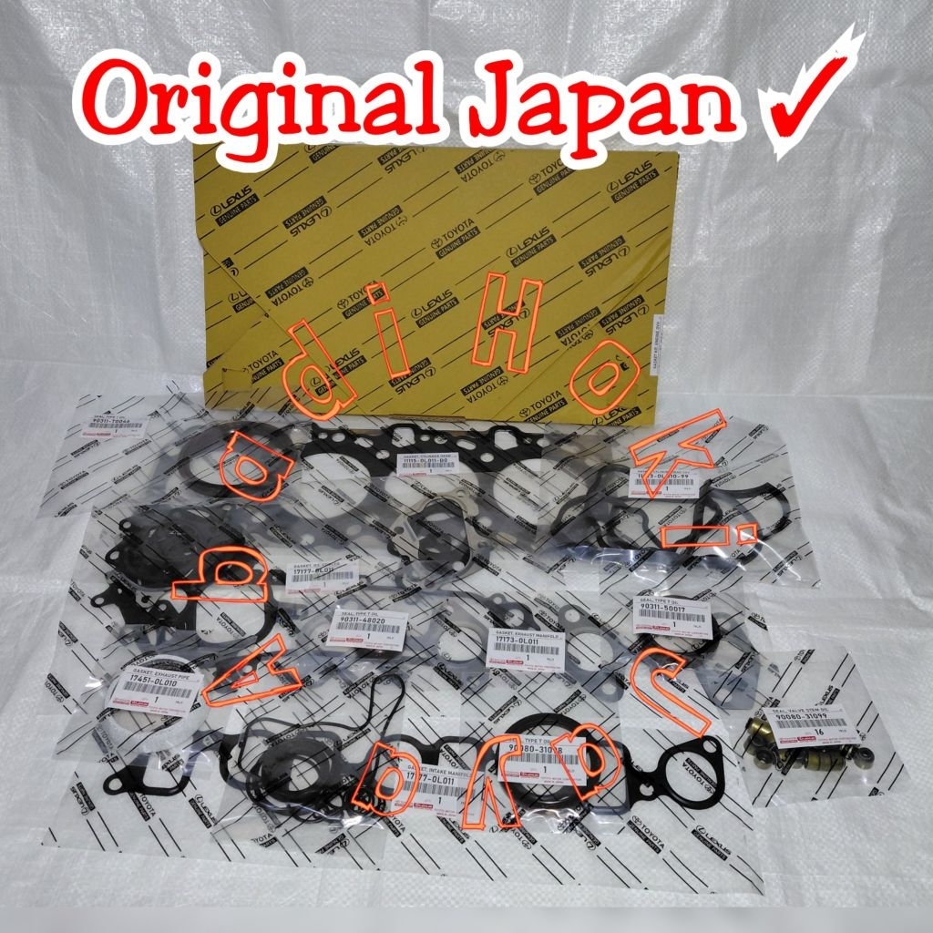 Packing Pakking Gasket Kit Engine Full Set Overhoul Toyota Innova Inova ...