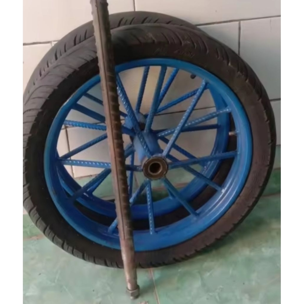 PUSH CART WHEELS WITH BRACES 14-SIDERing, JUST INSTALL IT | Shopee Malaysia