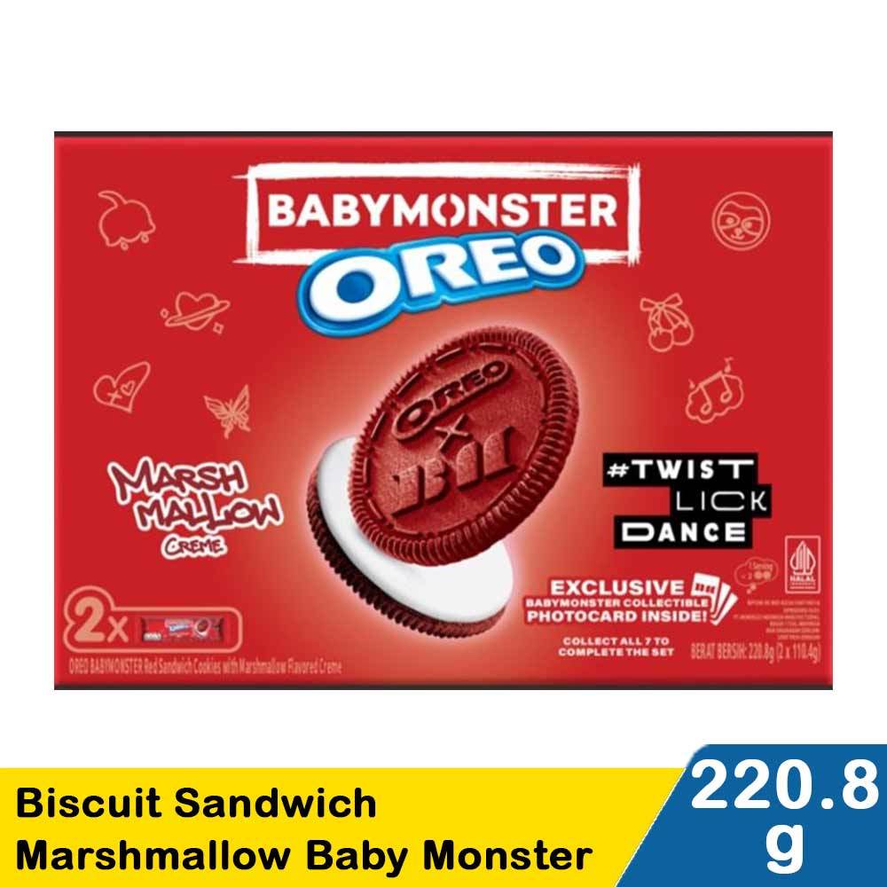 Oreo Baby Monster Marshmallow Creme 2 x 110 grams With Exclusive ...