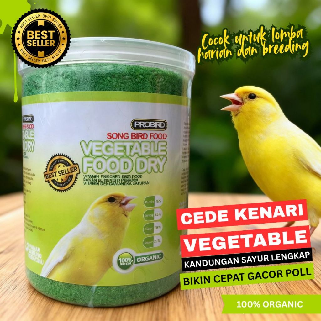 CEDE VEGETABLE CANARY FEED - PROBIRD | Shopee Malaysia