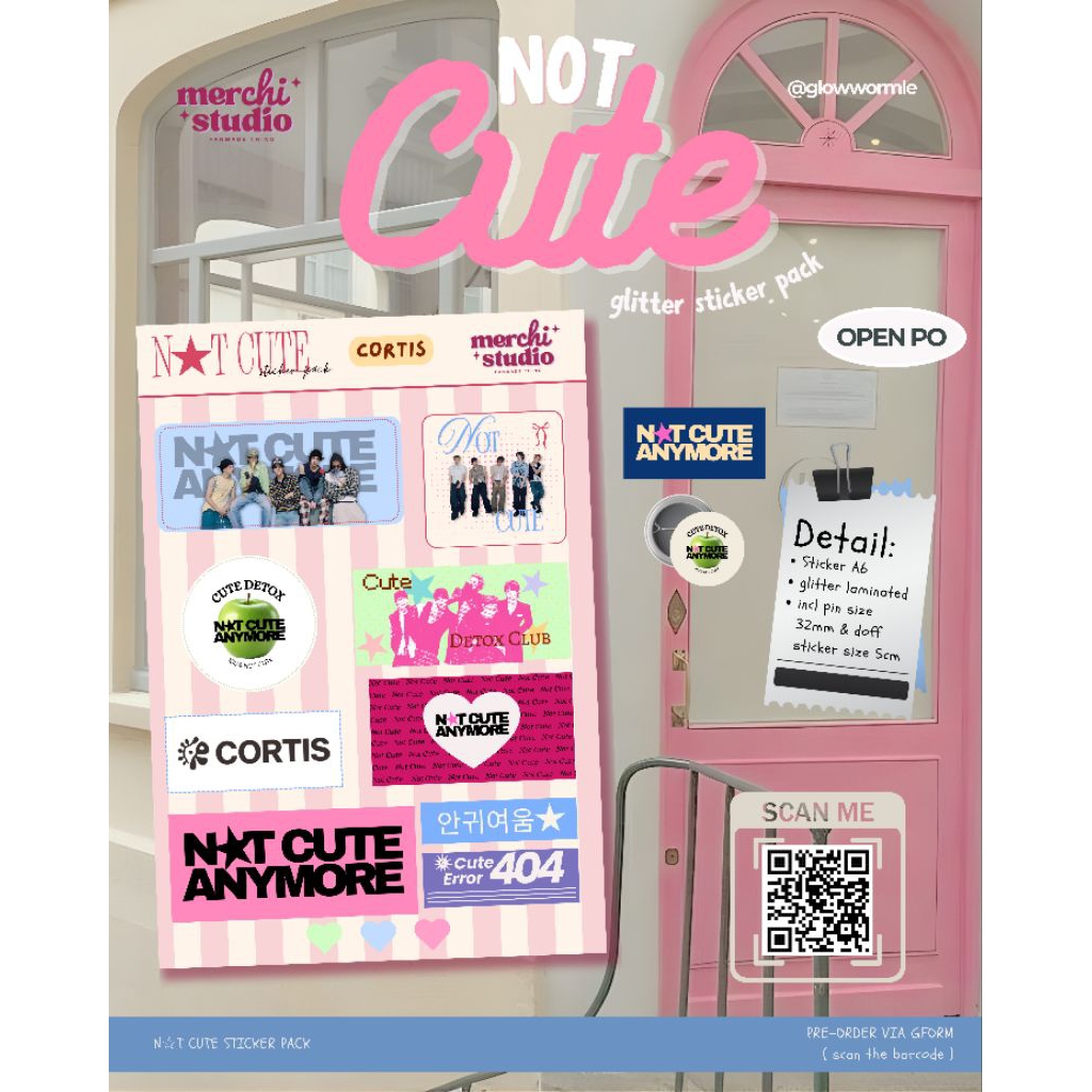 CORTIS Not Cute Anymore sticker sheet A6 | Shopee Malaysia