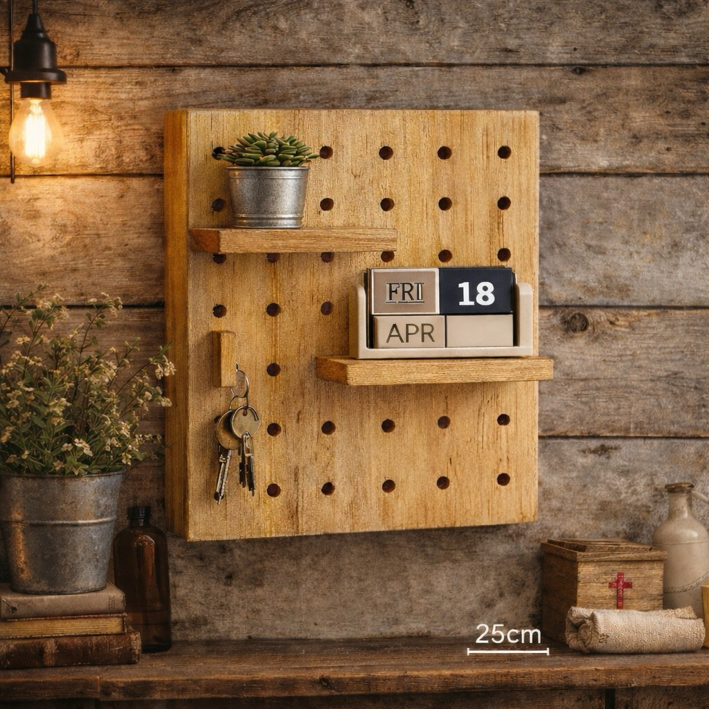 Prima Shabby Box Shelf MCB Box Hanging Wooden Shelf Aesthetic ...