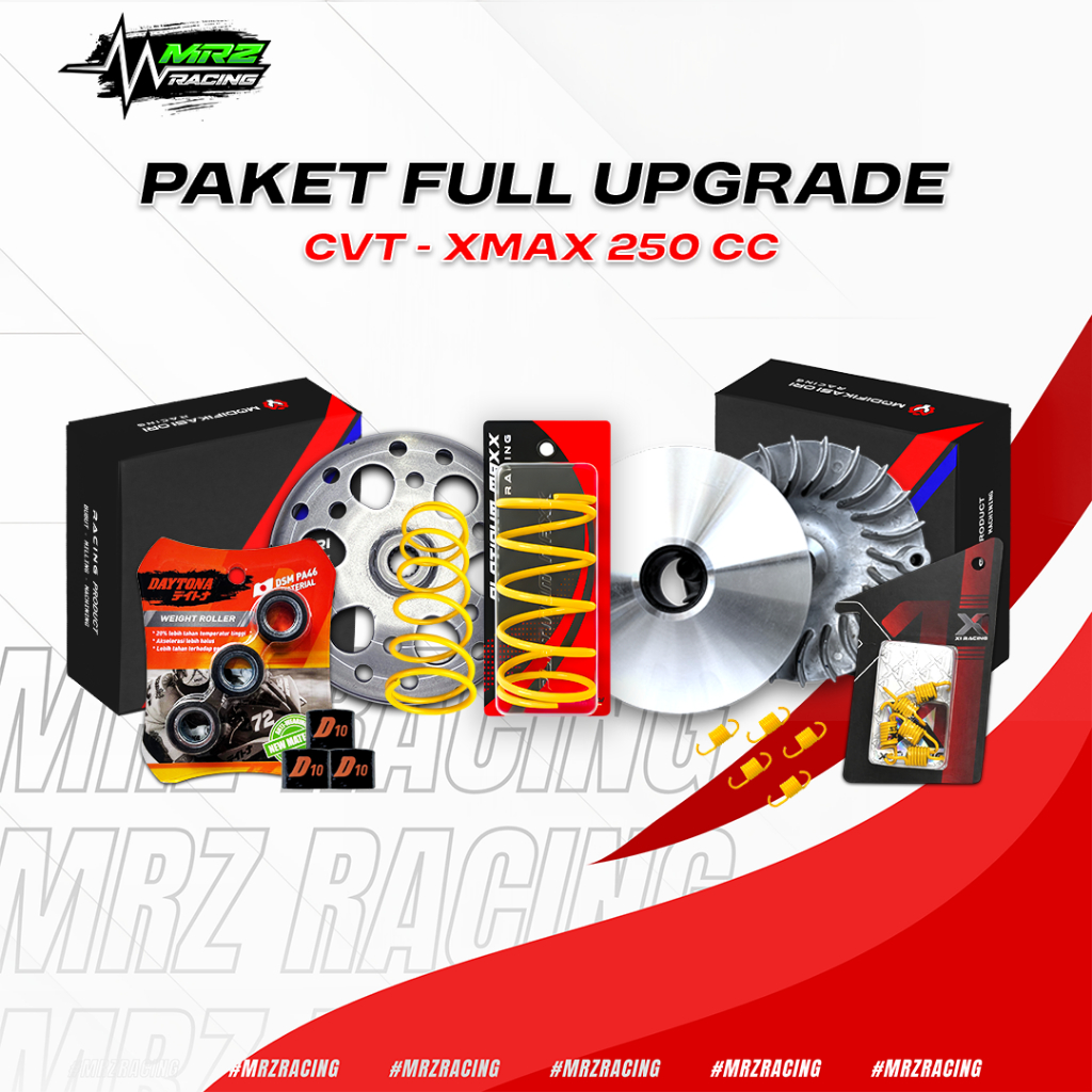FULL UPGRADE CVT XMAX 250 Left CVT Package Yamaha Xmax 1500 - 2000 RPM ...