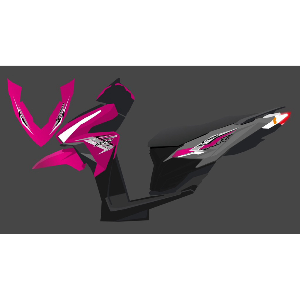 TRANSPARENT STRIPING STICKER VARIO LED OLD VIETNAM STYLE V4 | Shopee ...