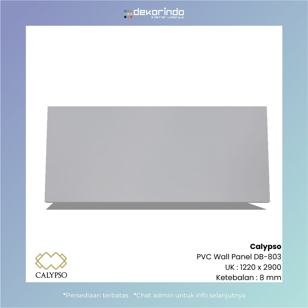 CALYPSO - PVC WALL PANEL DB-803 122x290 - 8MM | Shopee Malaysia