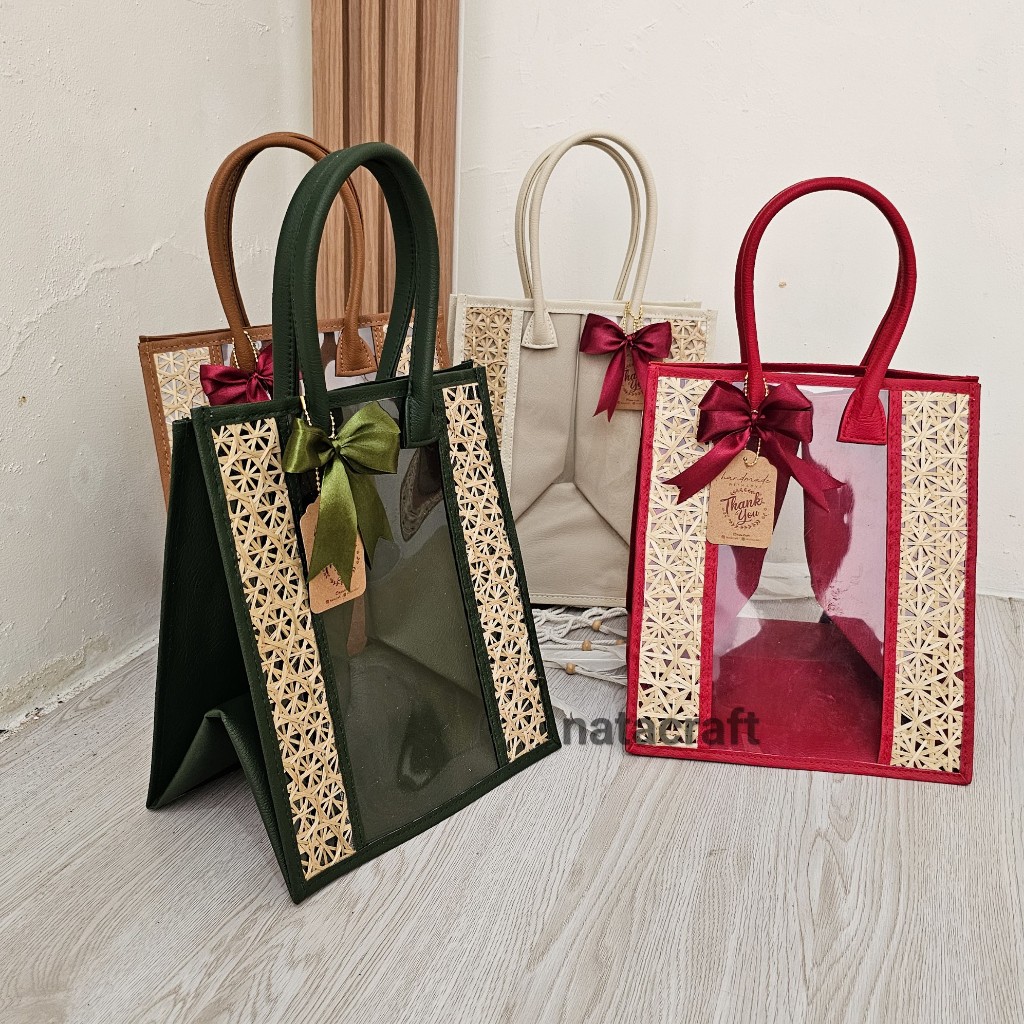 Nata Craft - Bamboo Combination Mica Bag Large Hampers Bag/ BIG Size ...