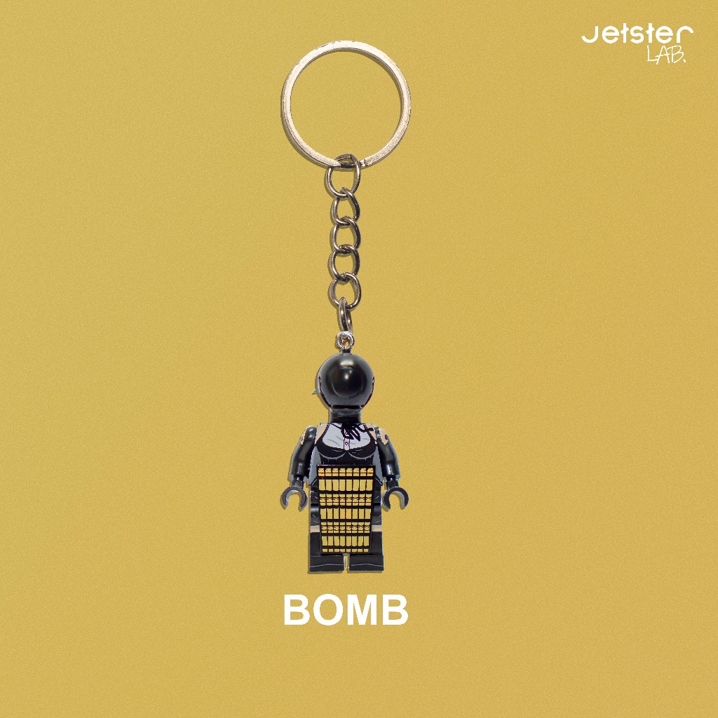 GANTUNGAN Jetster Lab Keychain Keychain Figure Bomb Chainsaw Man ...