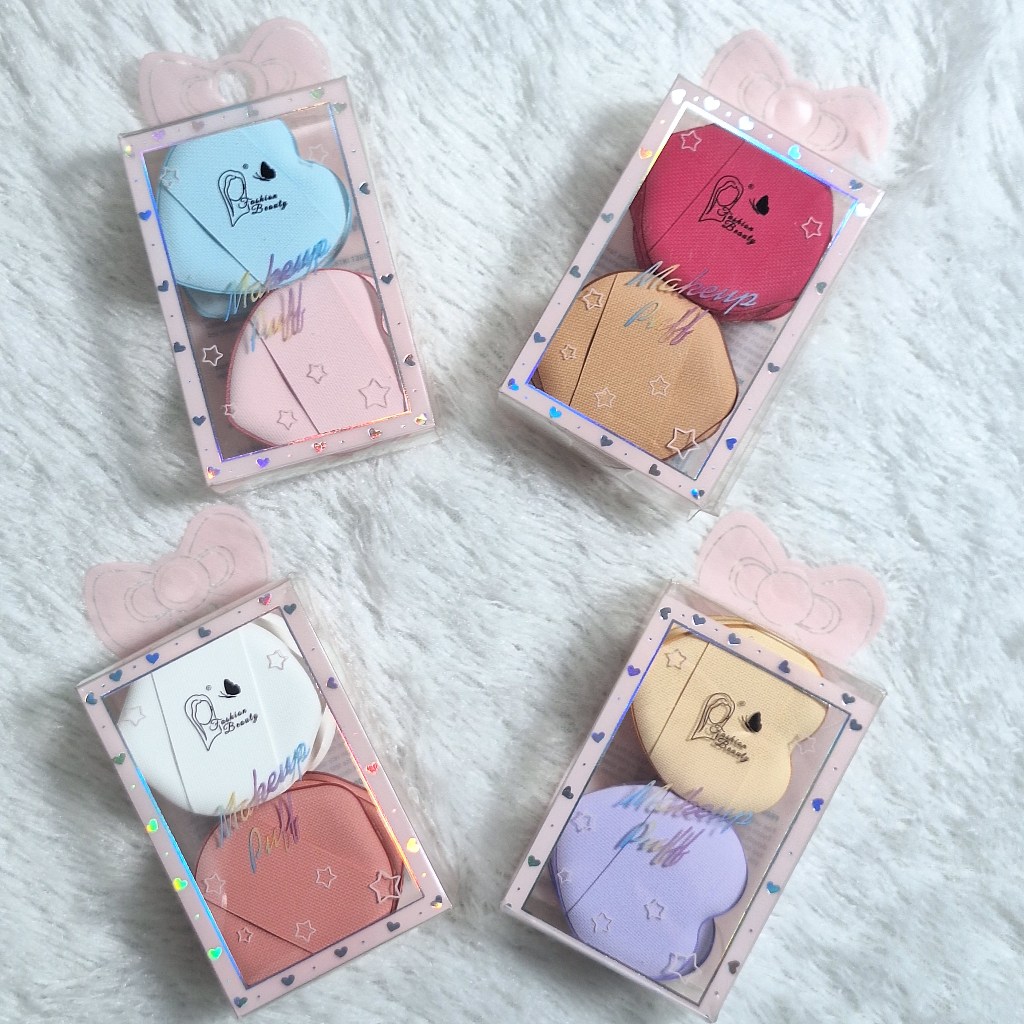 1 set of 6 Pcs Make Up Sponge Finger Sponge Mica Box Finger Sponge Mini ...