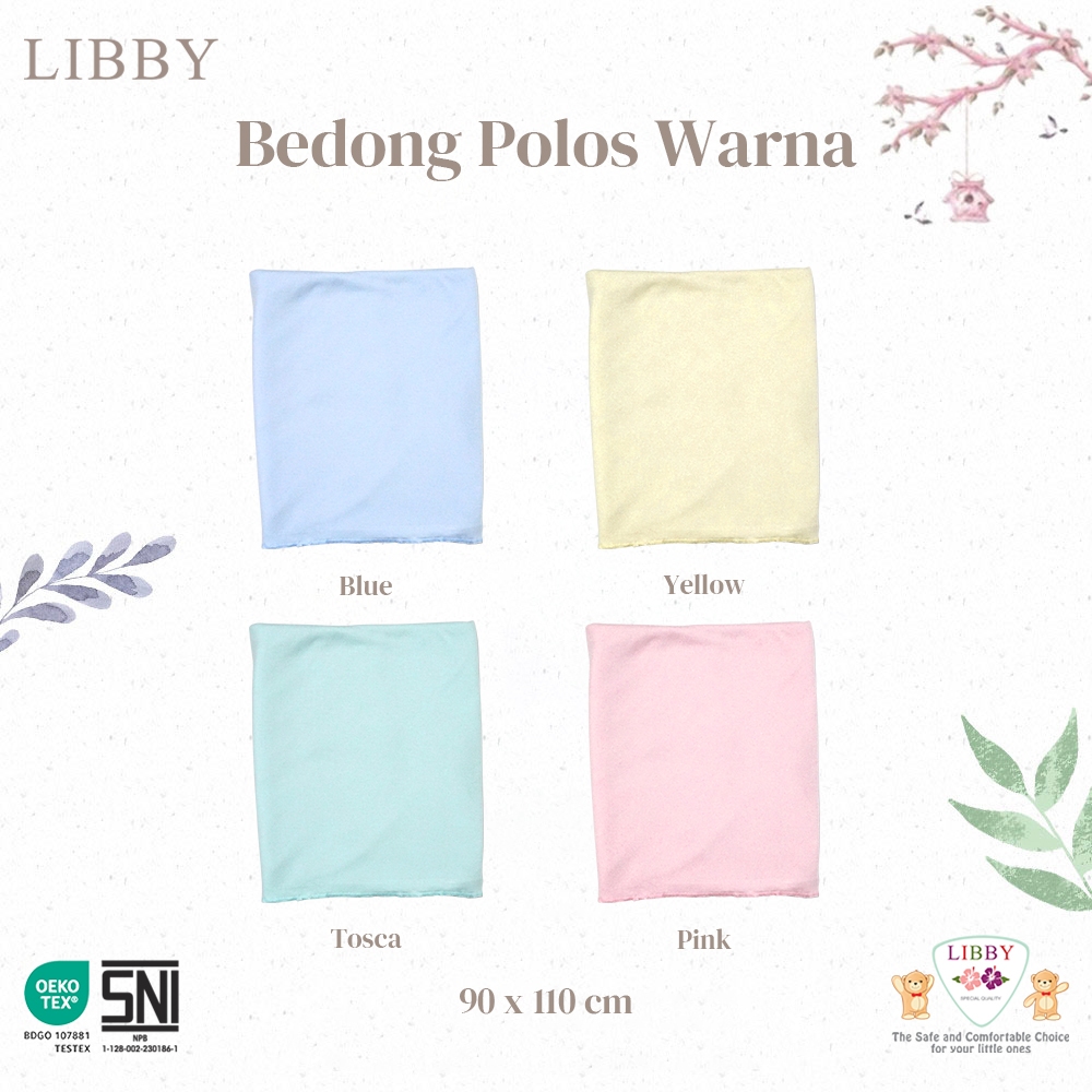 LIBBY 1 pcs Plain Color Swaddle 90x110 (1 pcs) Baby Swaddle Newborn ...