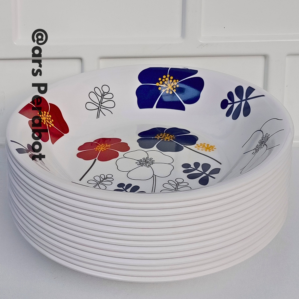 6PCS ORIGINAL MELAMINE PLATES WITH THE LATEST FLOWER MOTIF, PLATE ...