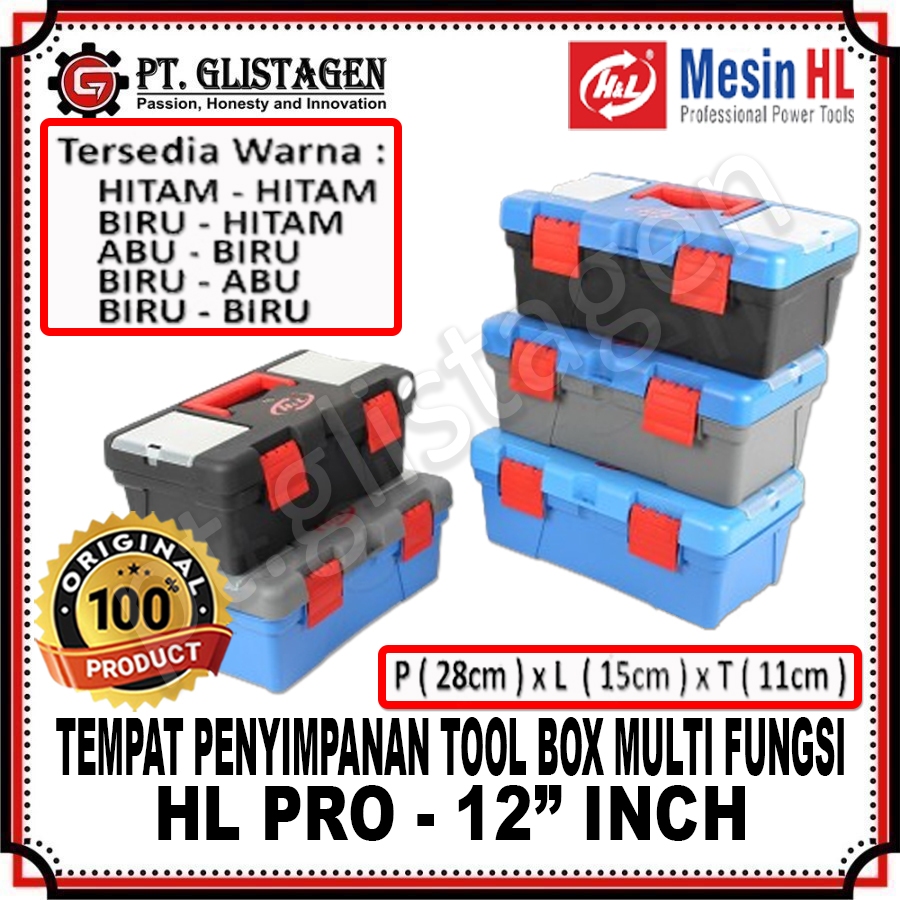 HL Tool Box Mini 12" inch Mini Tool Box HL 12"in Toolbox Mini HL ...