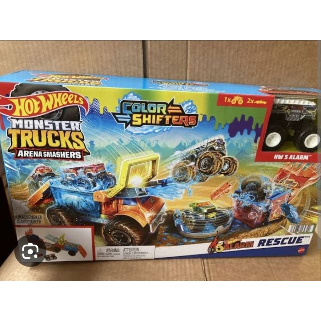 [COLOR CHANGING] HOT WHEELS MONSTER TRUCK HOTWHEELS ARENA SMASHERS 5 ...