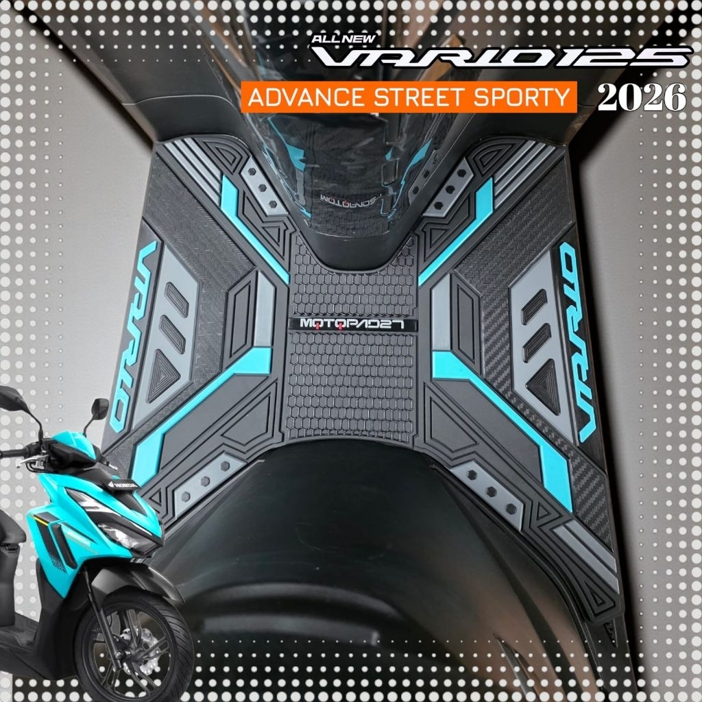 Motopad27 Honda Vario 125 2026 Motorcycle Carpet Type CBS ISS Street ...