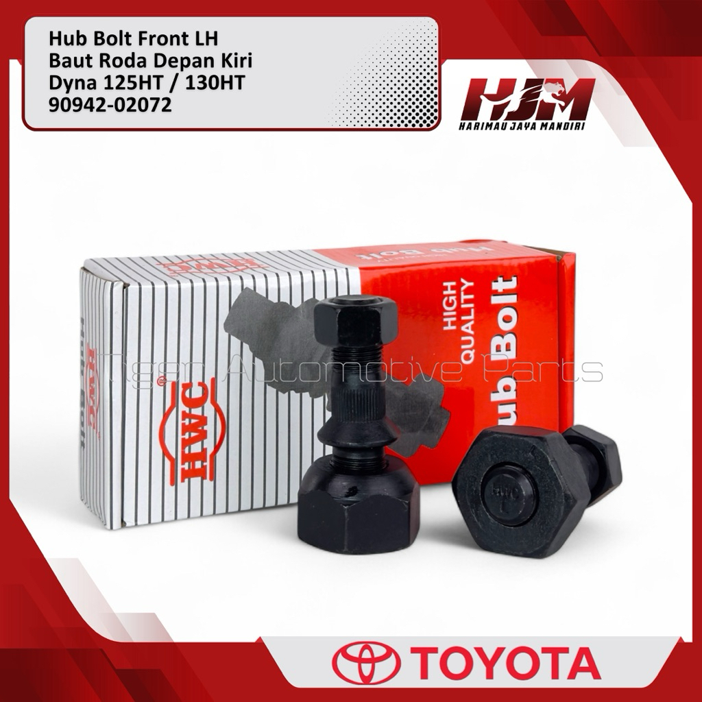 Front Wheel Bolts for Toyota Dyna 125HT 130HT Rino 14B PS115 Hino Dutro ...