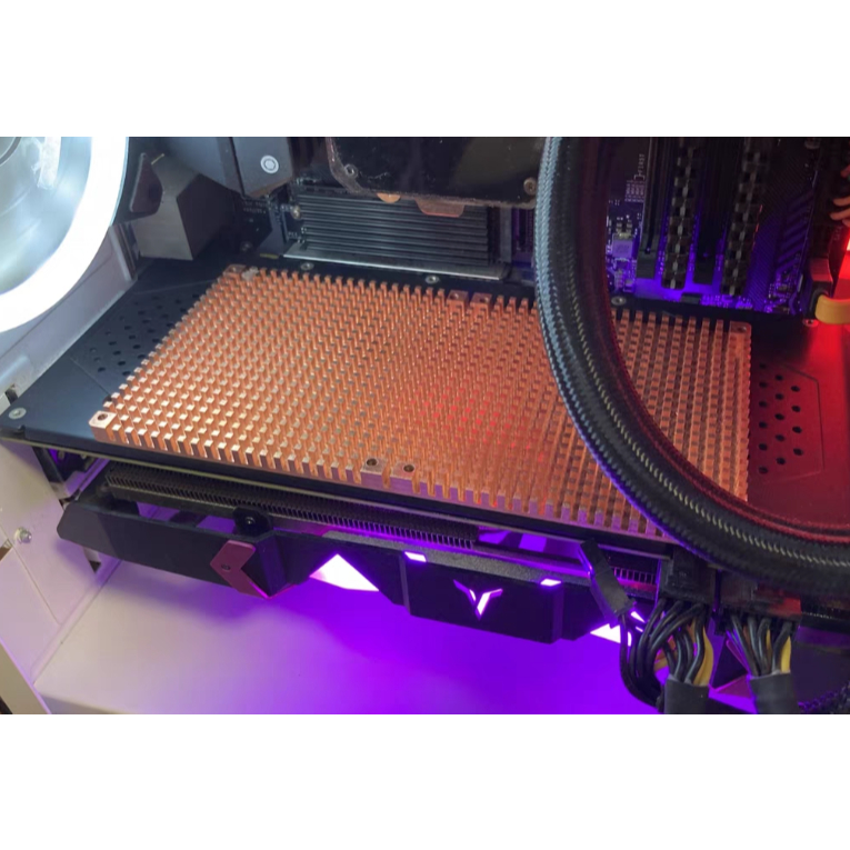 GPU VGA Back Panel Cooling/ for Nvidia RTX 509,5080,507,5060 = AMD RX ...