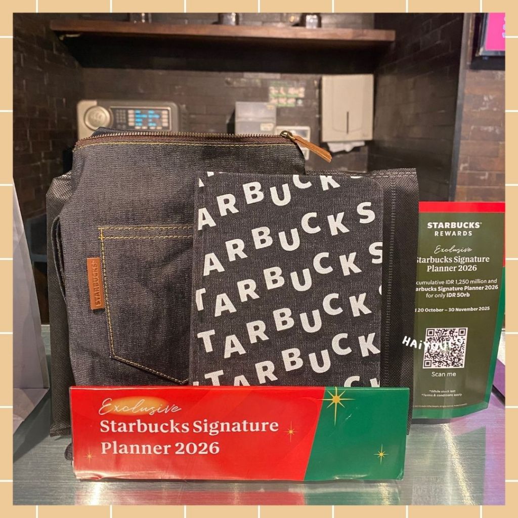 Starbucks Signature 2026 Notebook Planner Starbucks Exclusive Planner ...