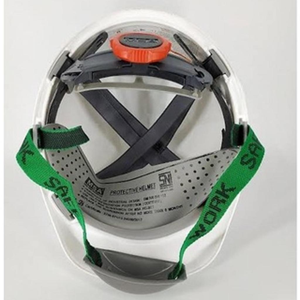 MSA Fastrack Project Safety Helmet with Nylon Chin Strap Complete with ...