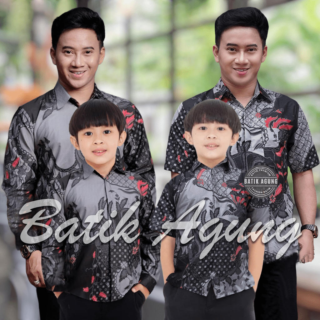 Modern Family Couple Batik Uniforms Premium Original Family Sarimbit ...