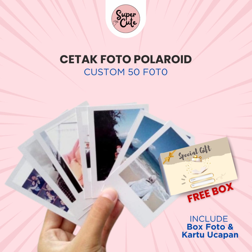 SuperCute Polaroid Photo Print Suitable for Moment Valantine Gifts ...