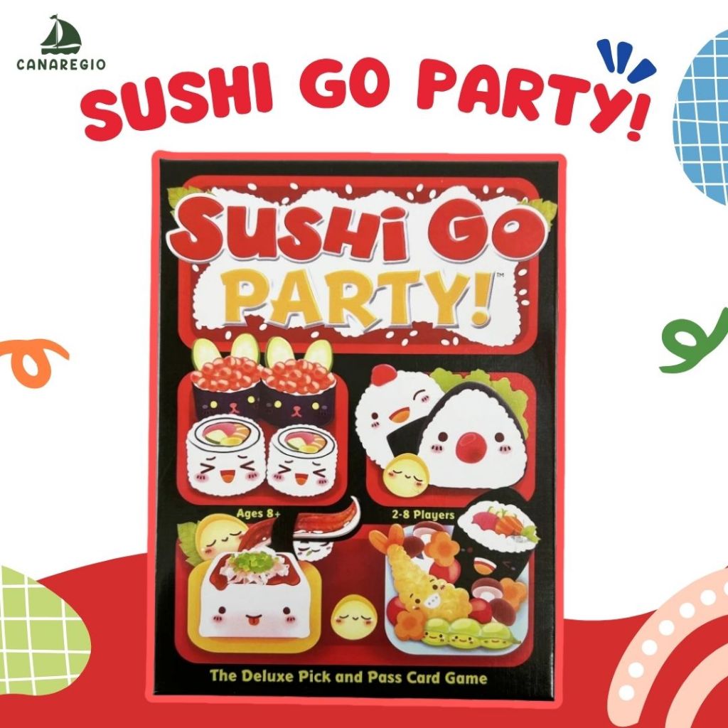 Sushi Go Party | Family Board Game | Children's Educational Card Games ...