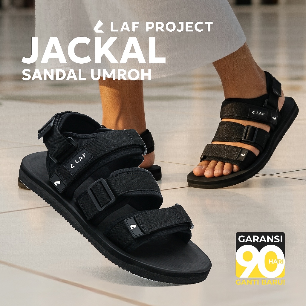 Jackal LAF Project Premium Lightweight Anti-Slip Umrah Hajj Sandals for ...