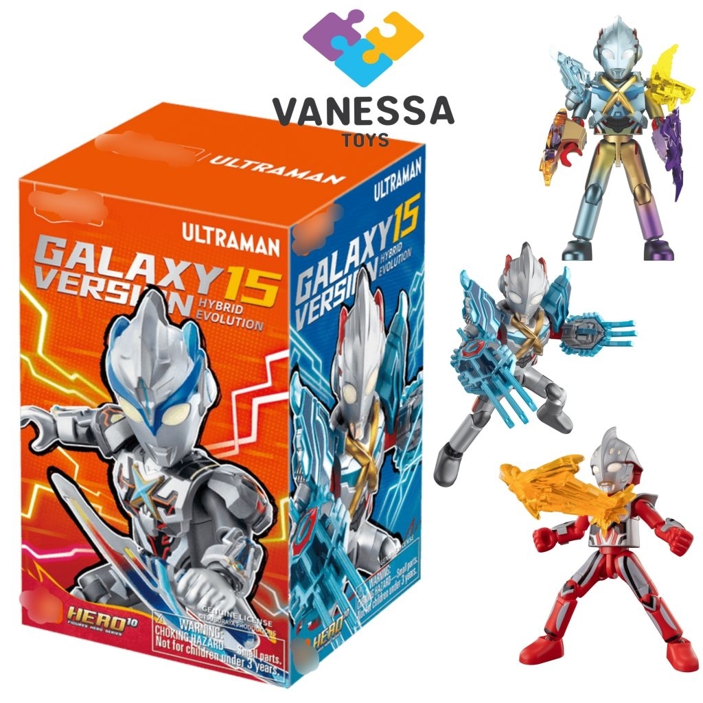 (BLIND BOX 1 Pcs) Action Figure Ultraman Galaxy Version 15 (GV-15 ...
