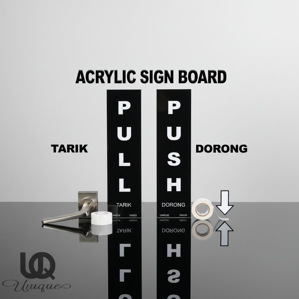 Acrylic Pull Push Door Sign Board - Acrylic Pull Push Sign Board ...