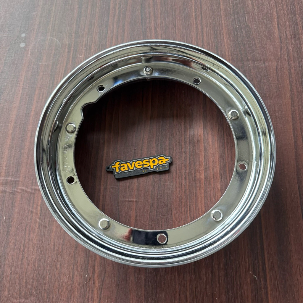 Chrome Rims Ring 8 10 Vespa Super Sprint PX Excel Spartan etc. Good ...