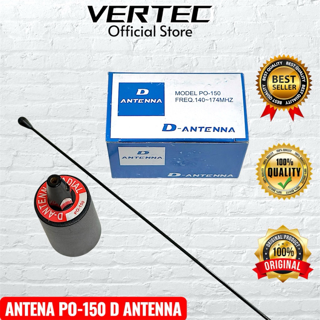 Larsen PO150 VHF D Antenna in the Car Long Flexible Whip Compatible for ...