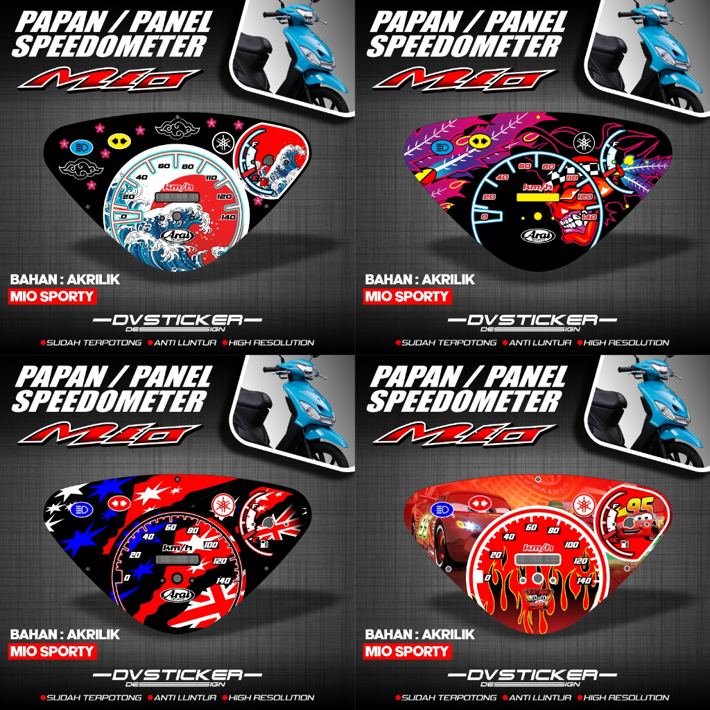 Indiglow Speedometer Board Yamaha Mio Sporty & Mio Smile Speedo ...