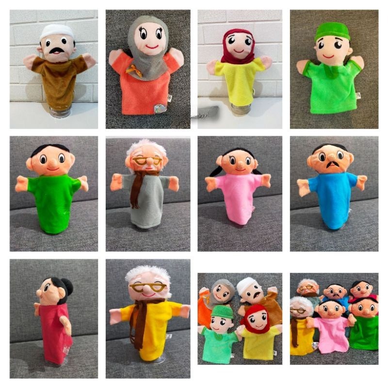 Human Character Hand Puppets Family Edition | Shopee Malaysia